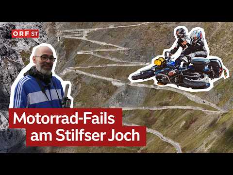 Mit der Kamera am Stilfser Joch: Motorräder und Missgeschicke I Südtirol heute vom 15.09.2026