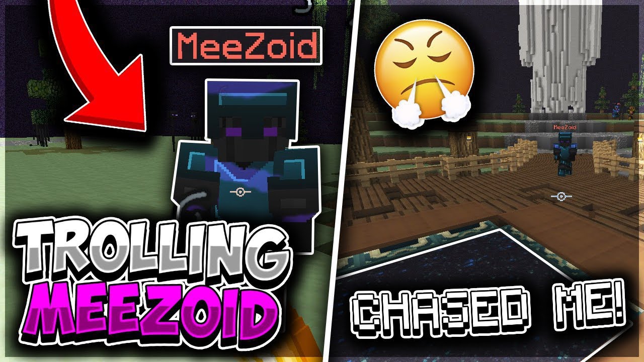 TROLLING MEEZOID IN END + THEY CHASED ME OUT *FULL INVIS* | Minecraft ...