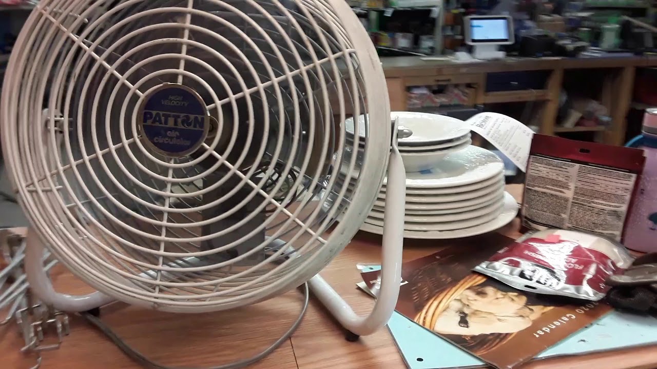 Patton TG-1287 12" high velocity fan. - YouTube
