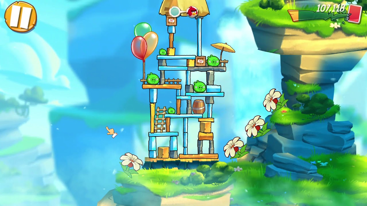 Let's Play - Angry Birds 2 - LEVEL 1 - 3 Stars - YouTube