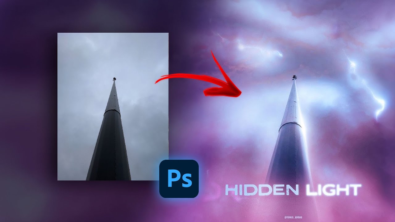 Photoshop for hidder light - YouTube