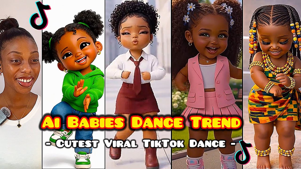 Viral Ai Dancing Babies Dance Trend pt2 💖🌈| New TikTok Dance Challenge ...