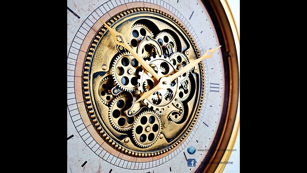 Y678 Gear Wall Clock - YouTube