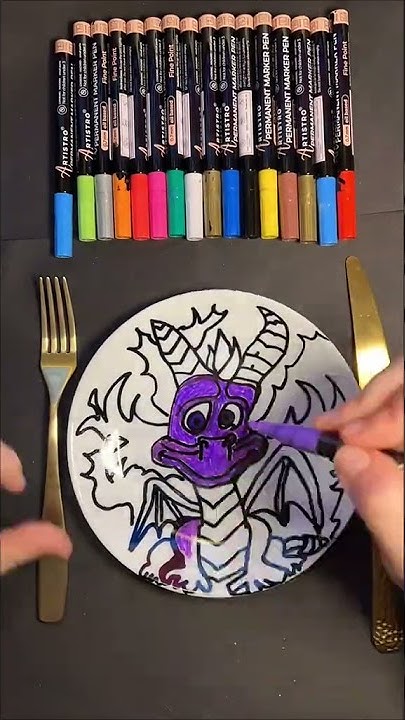 HOW TO DRAW SPYRO THE DRAGON? - YouTube