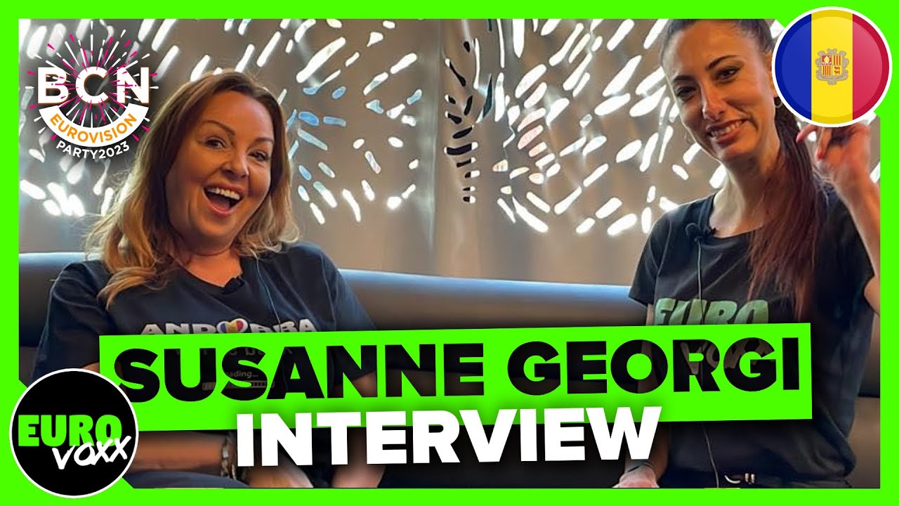SUSANNE GEORGI (Andorra Eurovision 2009) INTERVIEW // Barcelona ...