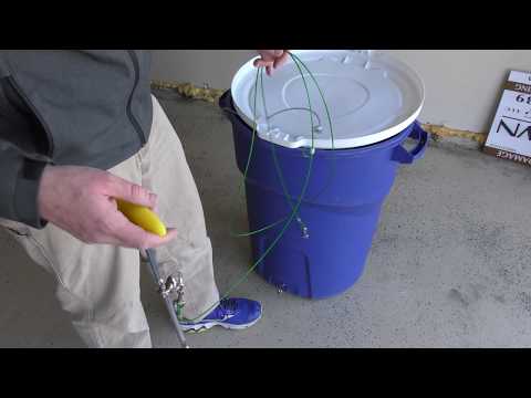 How to Prevent your refuse and recycle bin from blowing away! - YouTube