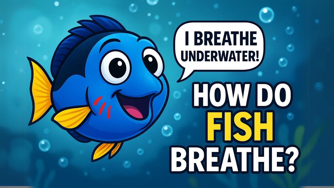 How Do Fish Breathe Underwater? | Fun Science for Kids by Edu Cat ...