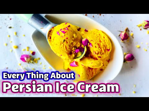 Bastani | Persian saffron Ice cream | Best Iranian dessert