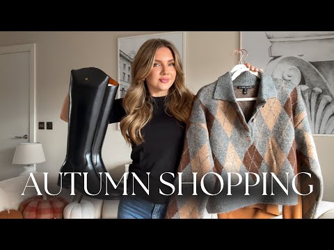 HUGE AUTUMN SHOPPING VLOG | ZARA, M&S, MINT VELVET & NEW IN MY WARDROBE!