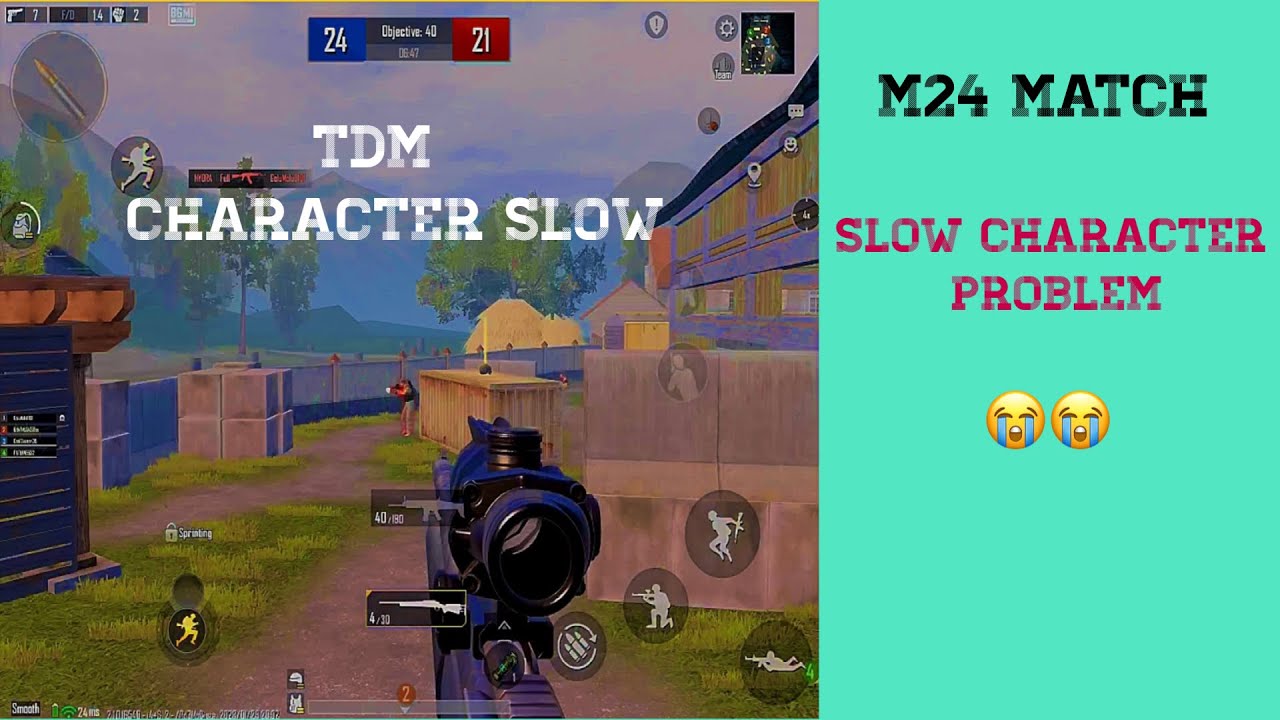 Slow Character Problem | TDM M24-BGMI - YouTube