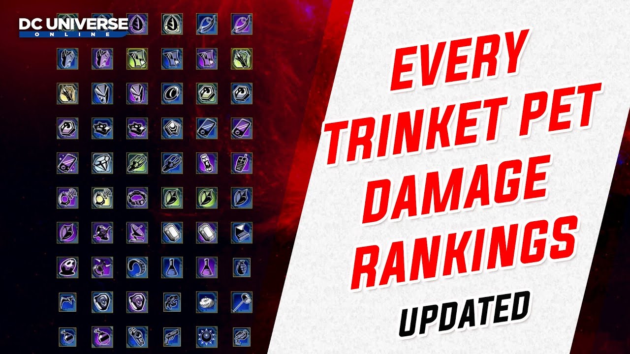 DCUO: Every Pet Trinket Ranked - YouTube