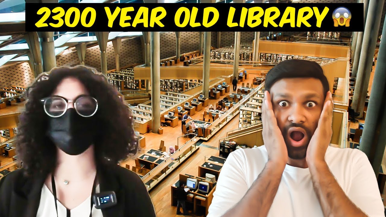 Nalanda & Taxila ki yaad aa gayi | Visiting Alexandria Library | Alexandria City Tour | Egypt ...