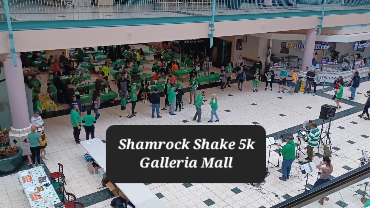 Shamrock Shake 5k Galleria Mall Race Course Preview - YouTube