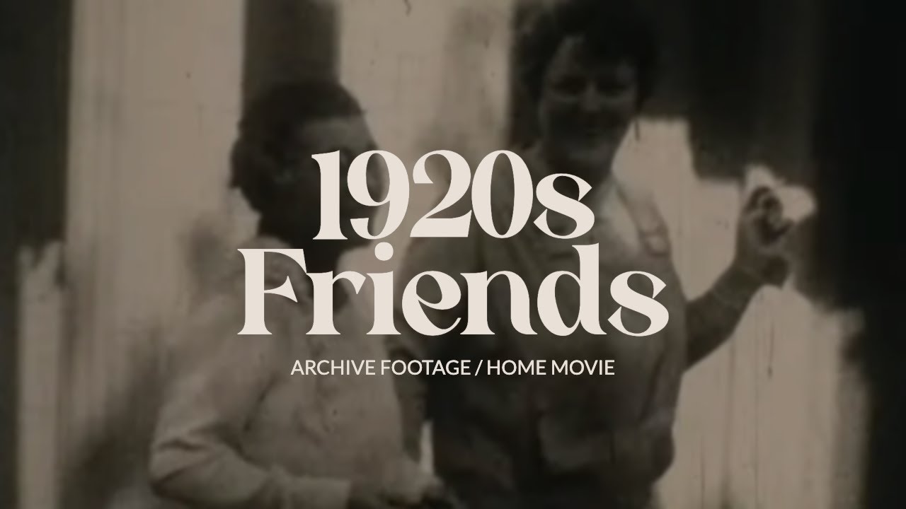 Archive footage of Afternoon Drinks in the 1920s: Home movie film from ...