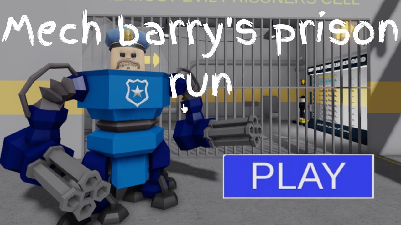 Escape Mech Barry's Prison Run OBBY in Roblox | Robot Prison Challenge ...