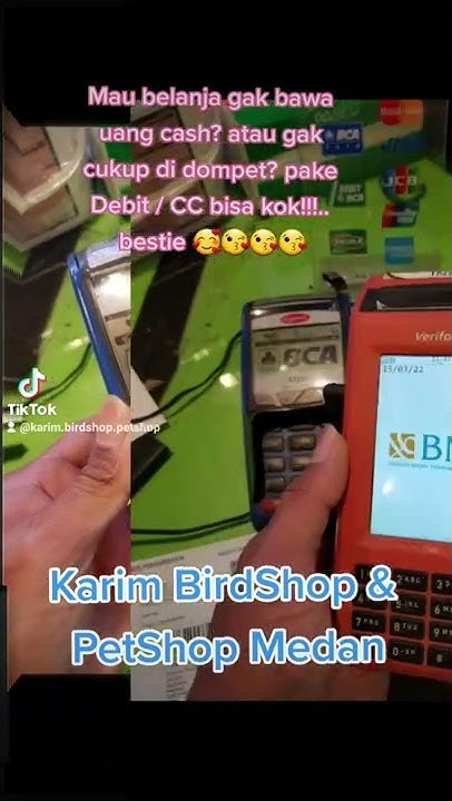 Cuma disini toko burung dimedan yg bisa belanja tanpa bawa uang tunai!Karim BirdShop & PetShop ...