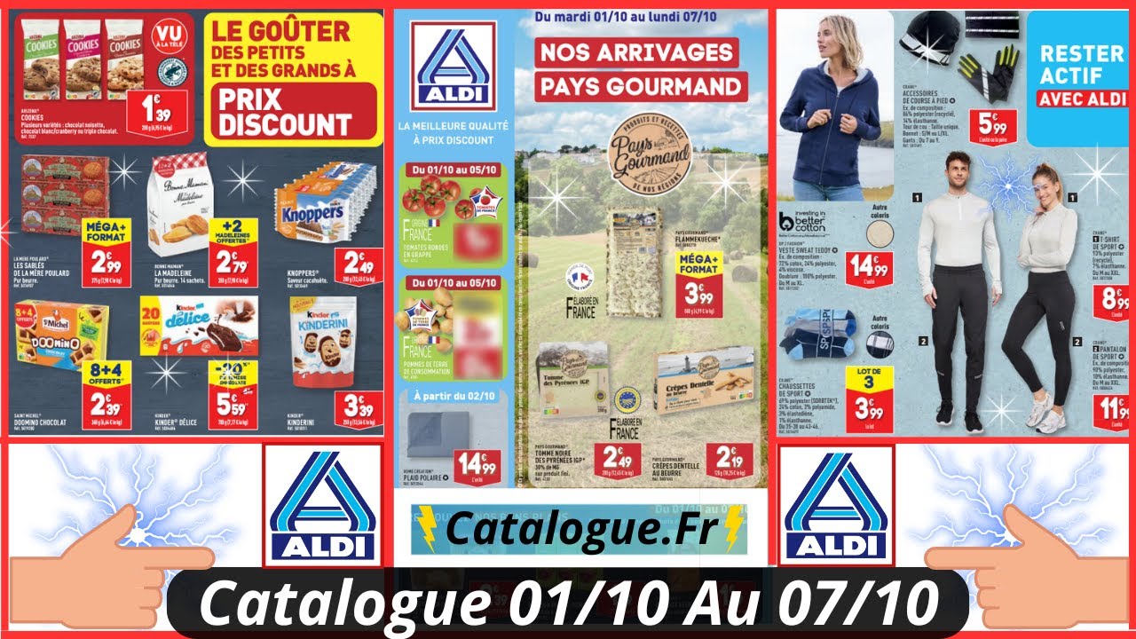 Nouveau Catalogue Aldi De La Semaine Prochaine Du 01/10/24 Au 07/10/24 ...