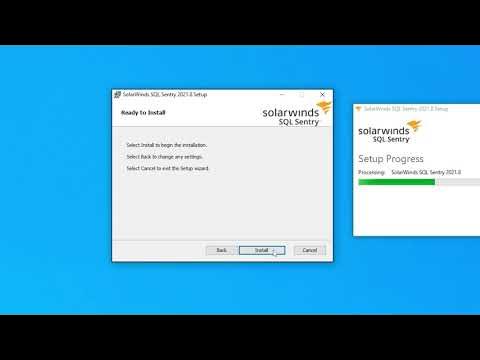 How to Install SolarWinds SQL Sentry - YouTube