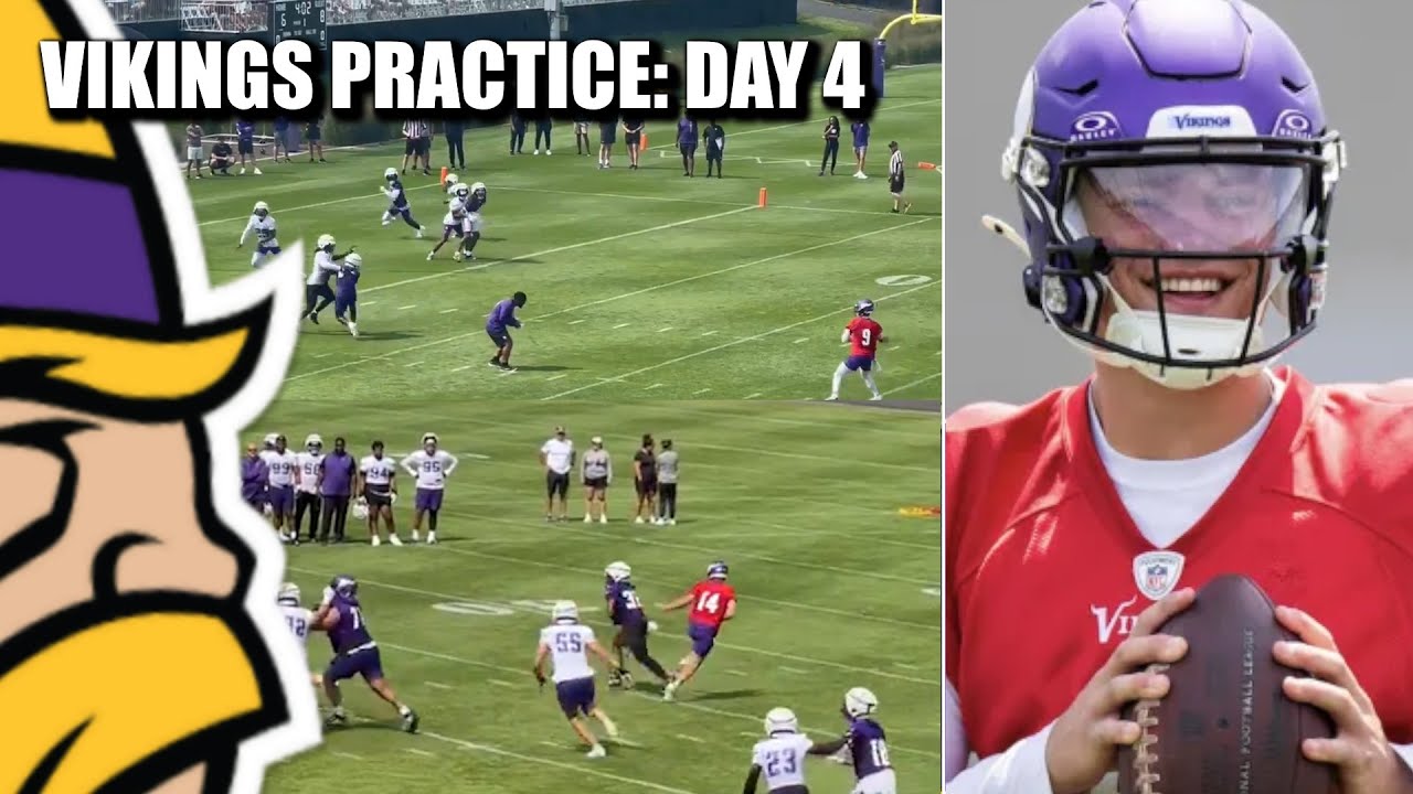 Minnesota Vikings Training Camp Practice #4 Recap: McCarthy Impresses ...