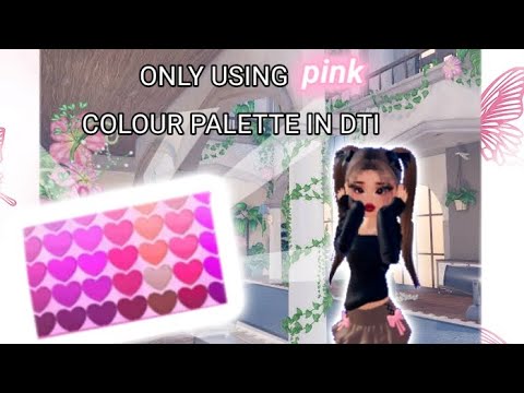 ONLY Using PINK In DTI... - YouTube