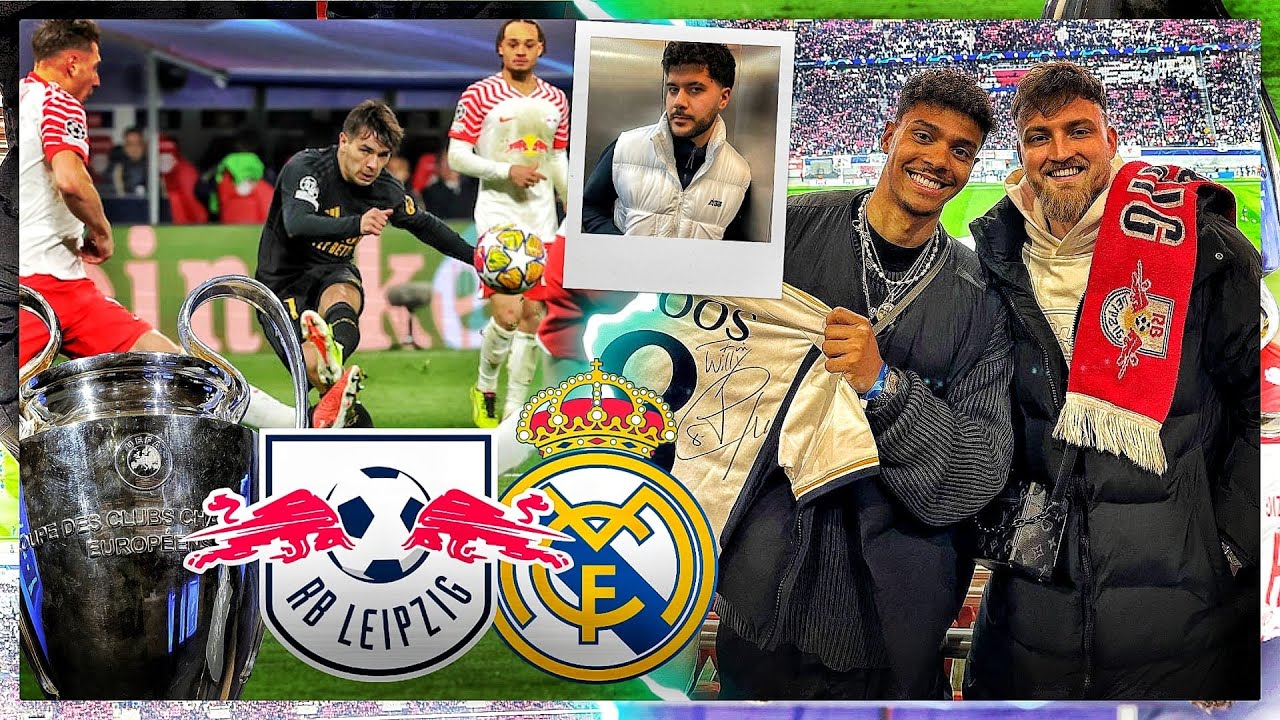 LEIPZIG GEGEN REAL MADRID😍 | CHAMPIONS LEAGUE VLOG🔥 | Niklas Wilson ...