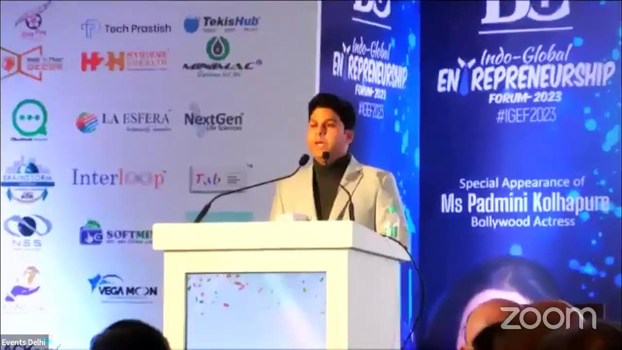 Business Leaders | Indo Global Entrepreneurship Forum - 2023 | Corporate event in Lalit Hotel ...