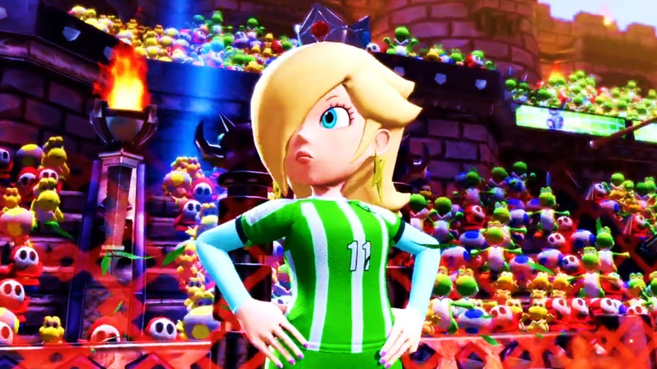 Rosalina Losing Animation Mario Strikers Battle League - YouTube