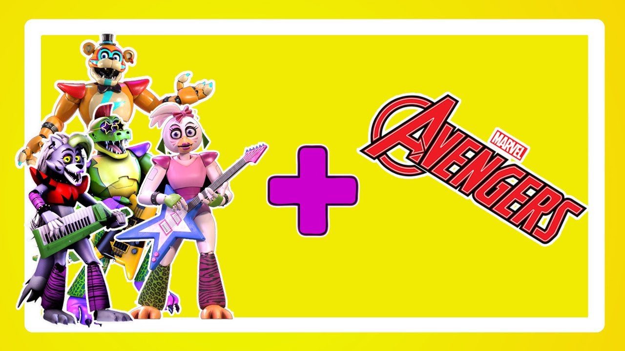 FNAF Animatronics + Avengers = FNAF & MARVEL Animation #fnaf #marvel ...
