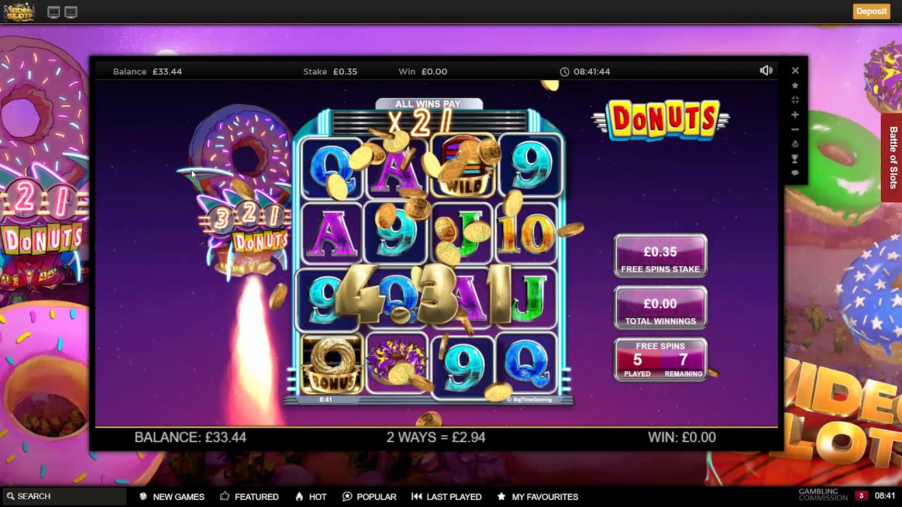 Cheeky Donuts Bonus 35p Stake - YouTube
