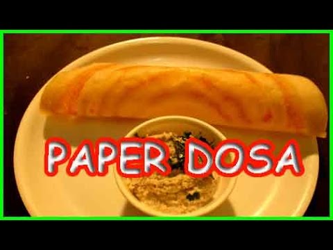 paper dosa recipe in hindi - crispy sada dosa recipe in hindi by mangal ...