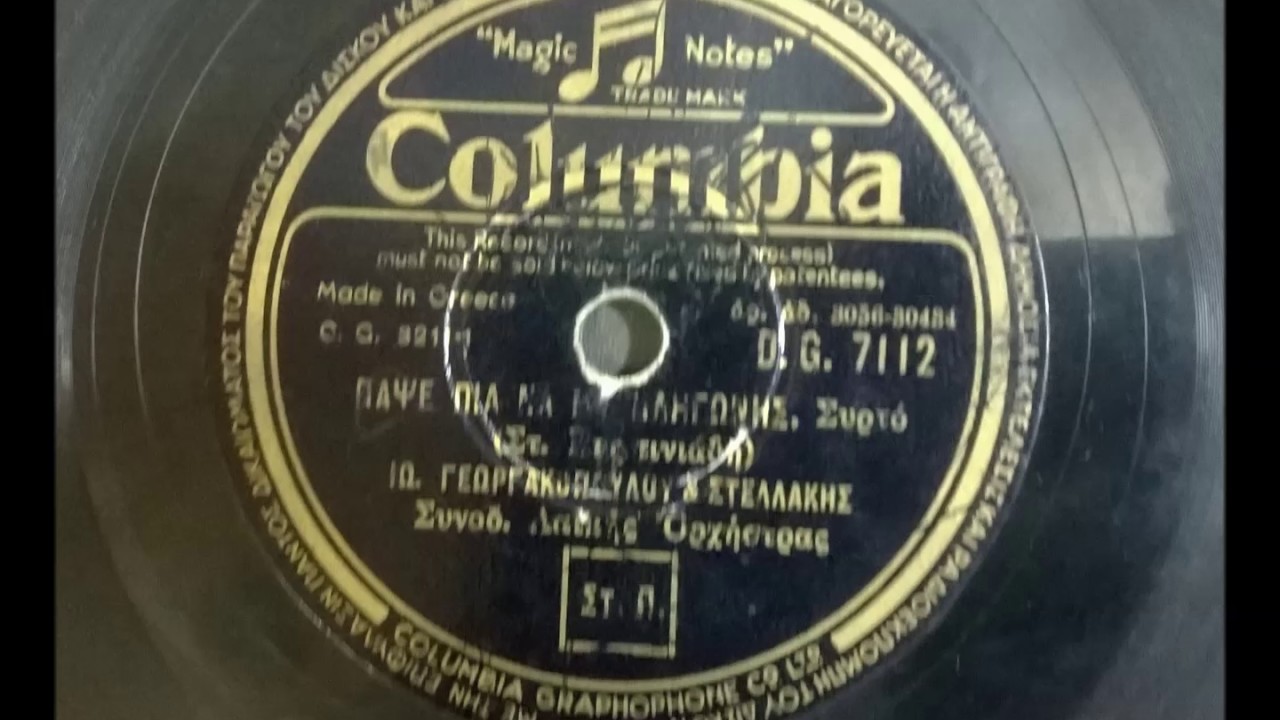 ΓΕΩΡΓΑΚΟΠΟΥΛΟΥ & ΣΤΕΛΛΑΚΗΣ - ΠΑΨΕ ΠΙΑ ΝΑ ΜΕ ΠΛΗΓΩΝΕΙΣ. ΣΥΡΤΟ .ΔΙΣΚΟΣ 78 ...