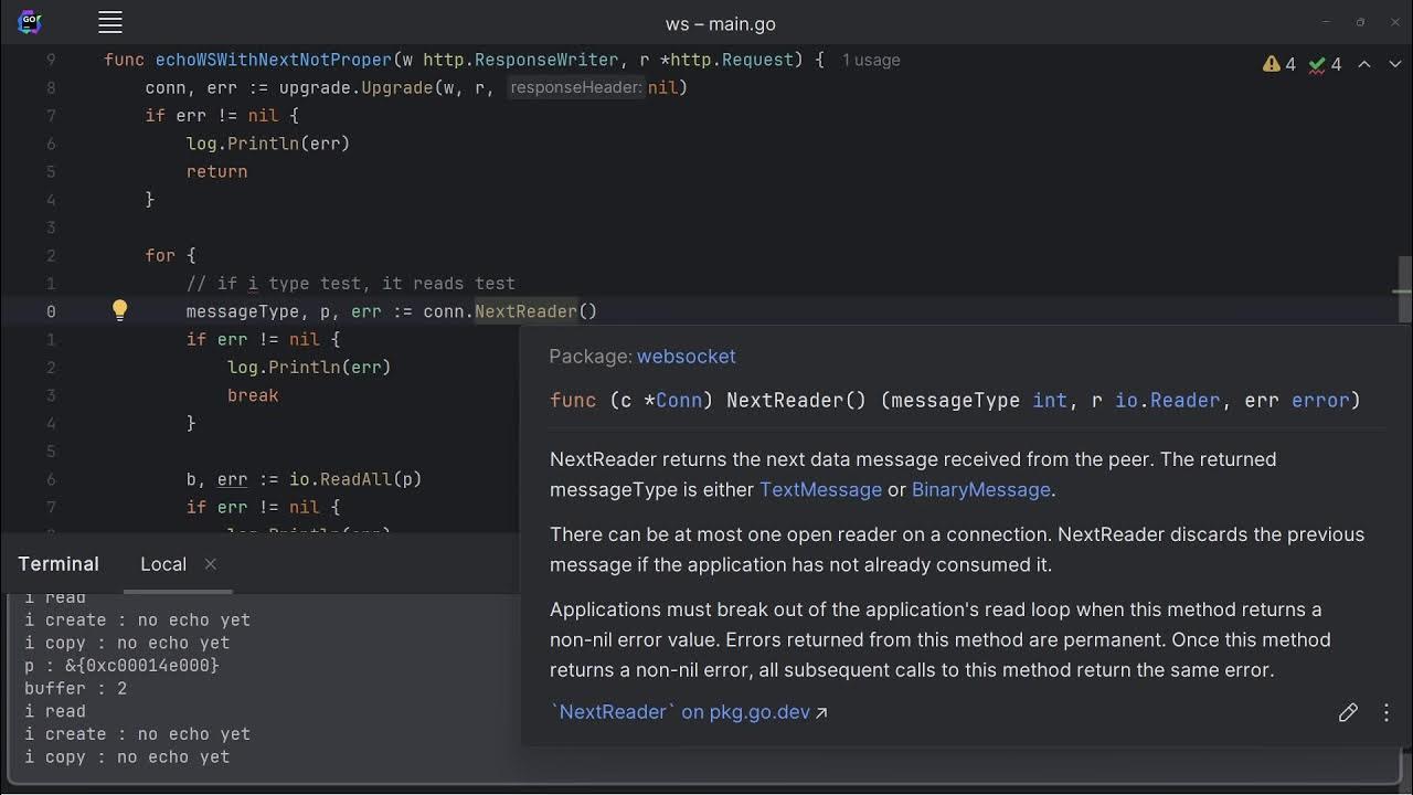 websocket golang - YouTube