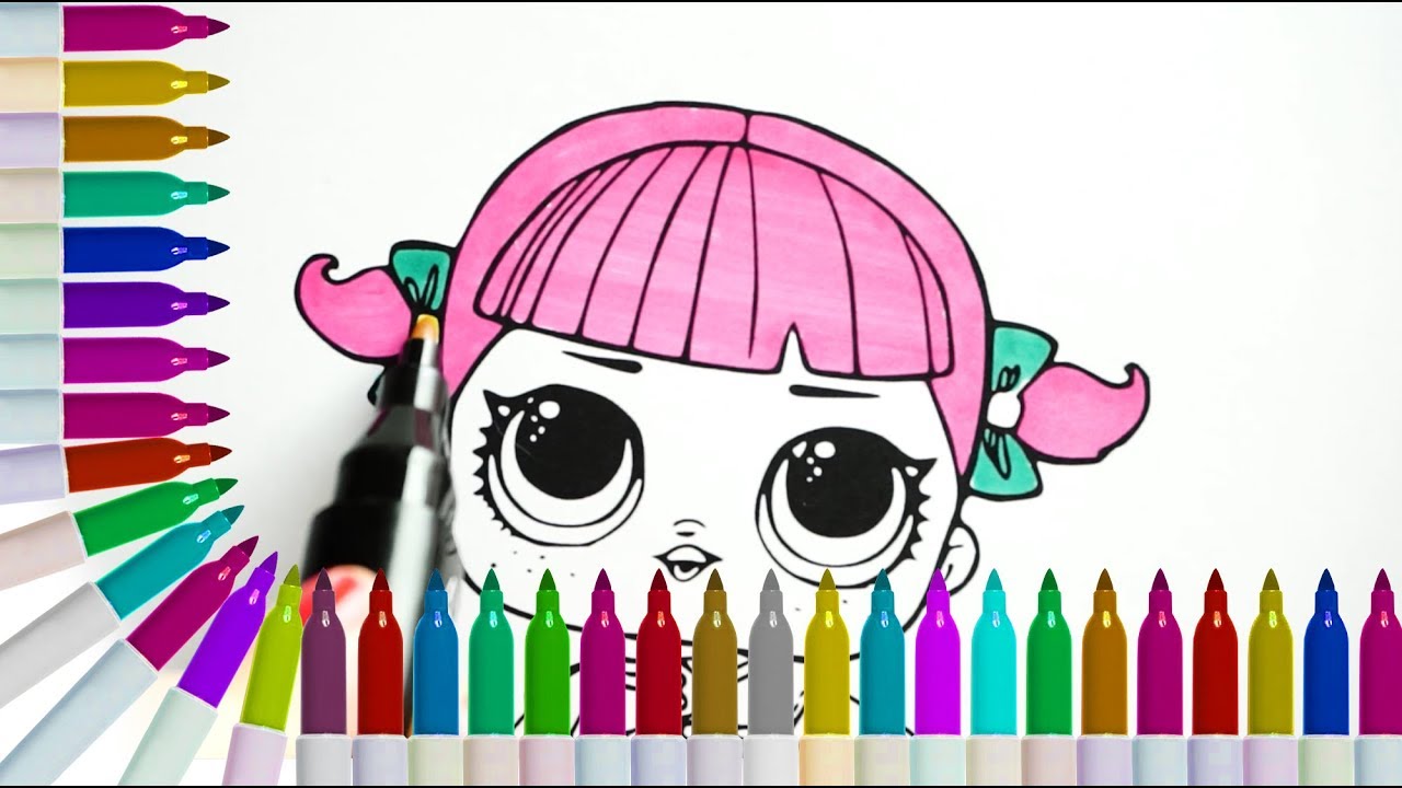 LOL Surprise Doll Coloring Pages - Drawing and Painting for Kids - Fun ...