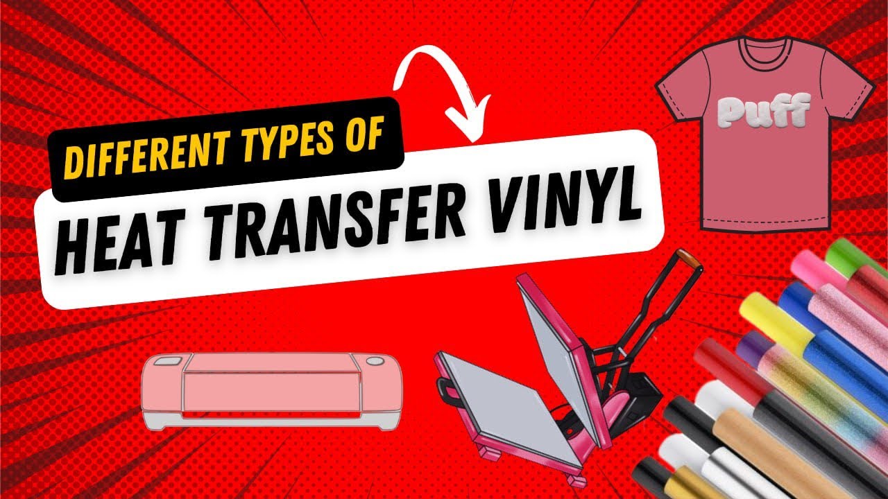 Digital Printing 1: Different types of Heat Transfer Vinyl - HTV for ...