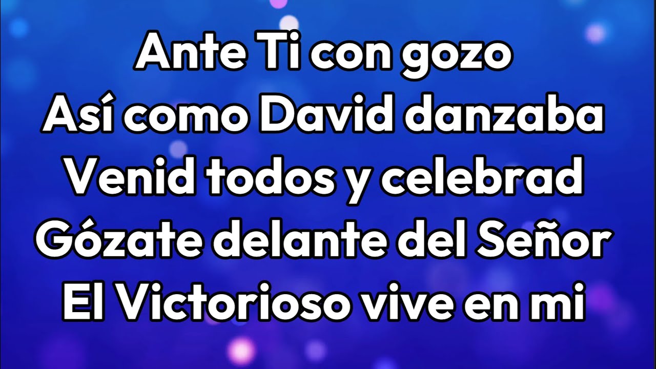 Medley- Ante Ti con gozo (pista/karaoke/acordes)