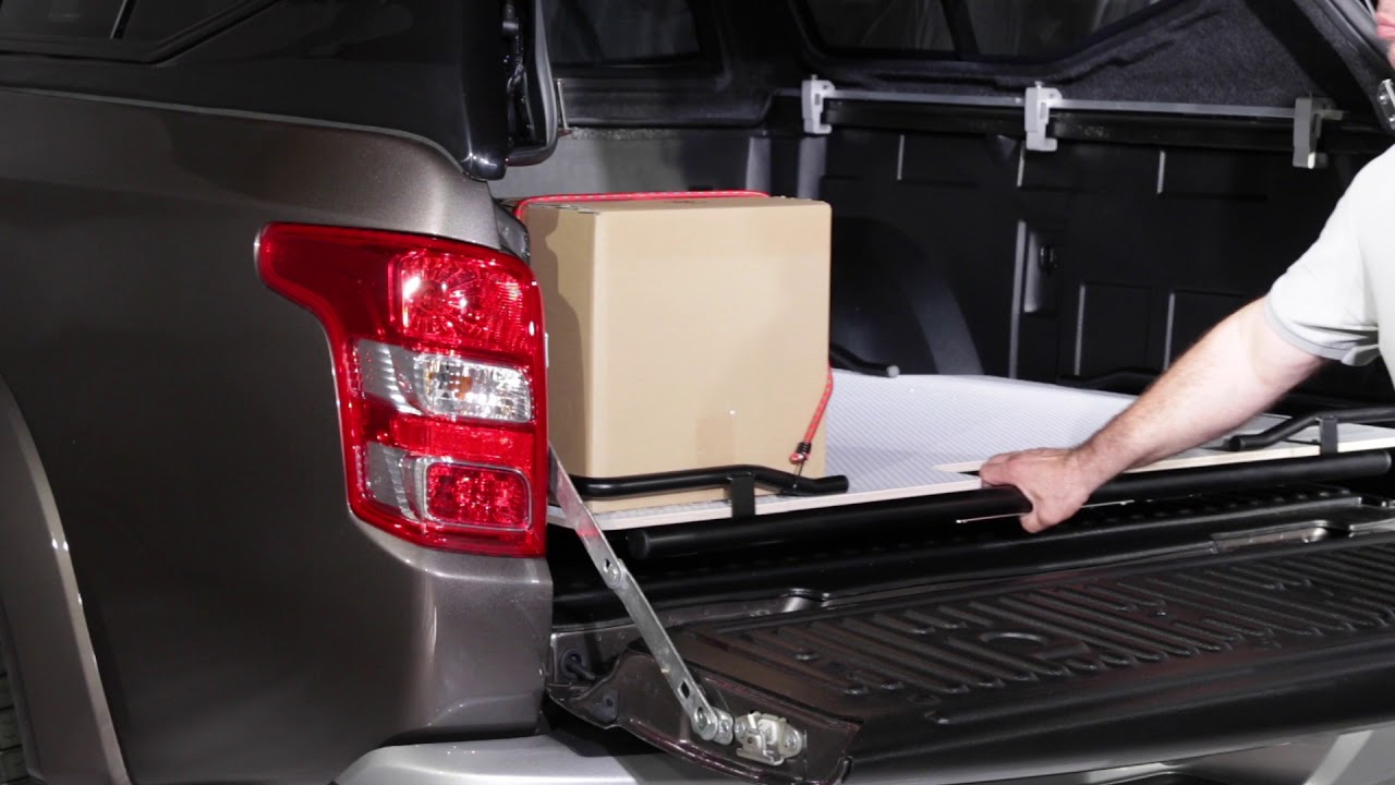 sliding tray Classic Premium Mitsubishi L200 - YouTube