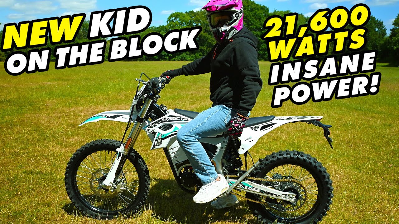 MENTAL New E-bike! :BRZ Racoon Pro 84v 21Kw ... The End of Sur-Ron ...