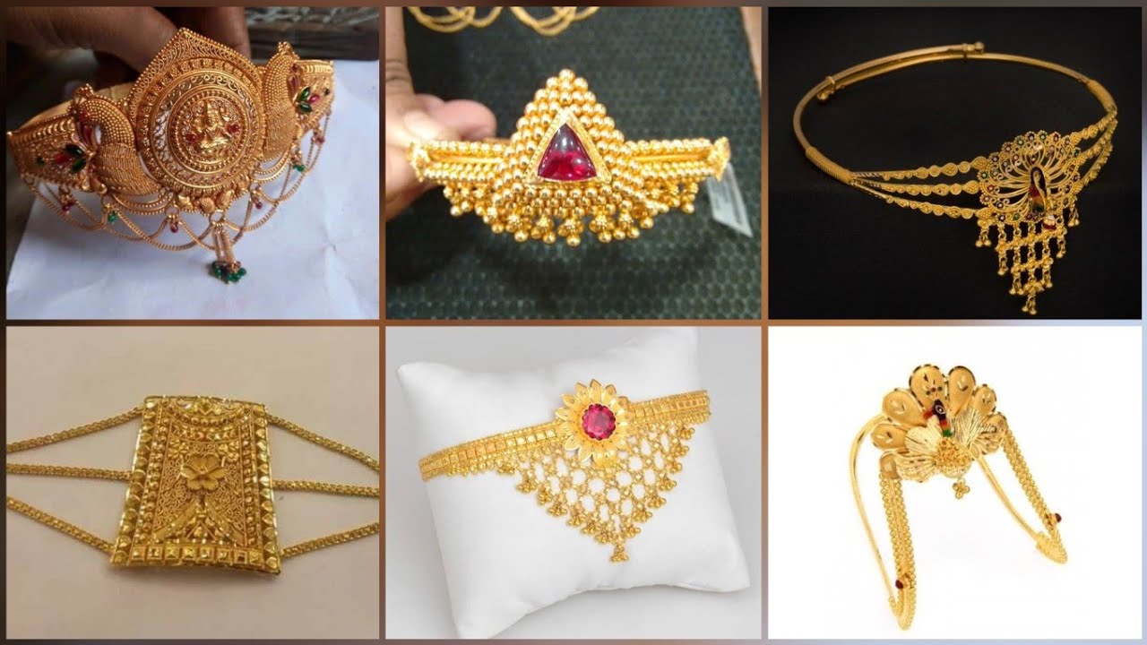 Latest gold Bajubandh Designs/ Armlet Designs Gold Latest - YouTube