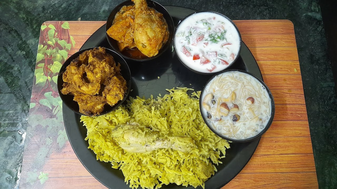 Chicken Thali | Sunday Special | Simple and Delicious - YouTube
