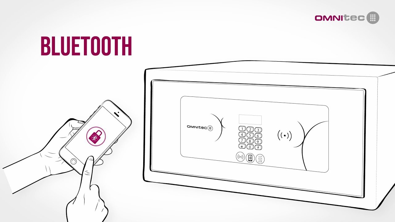 Safes for hotel room and office by Omnitec Systems - YouTube