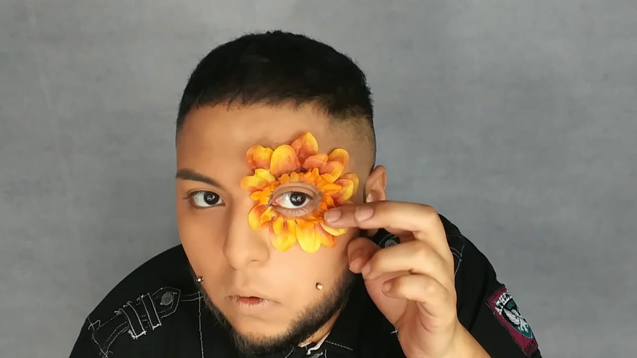 Flower makeup tutorial - YouTube