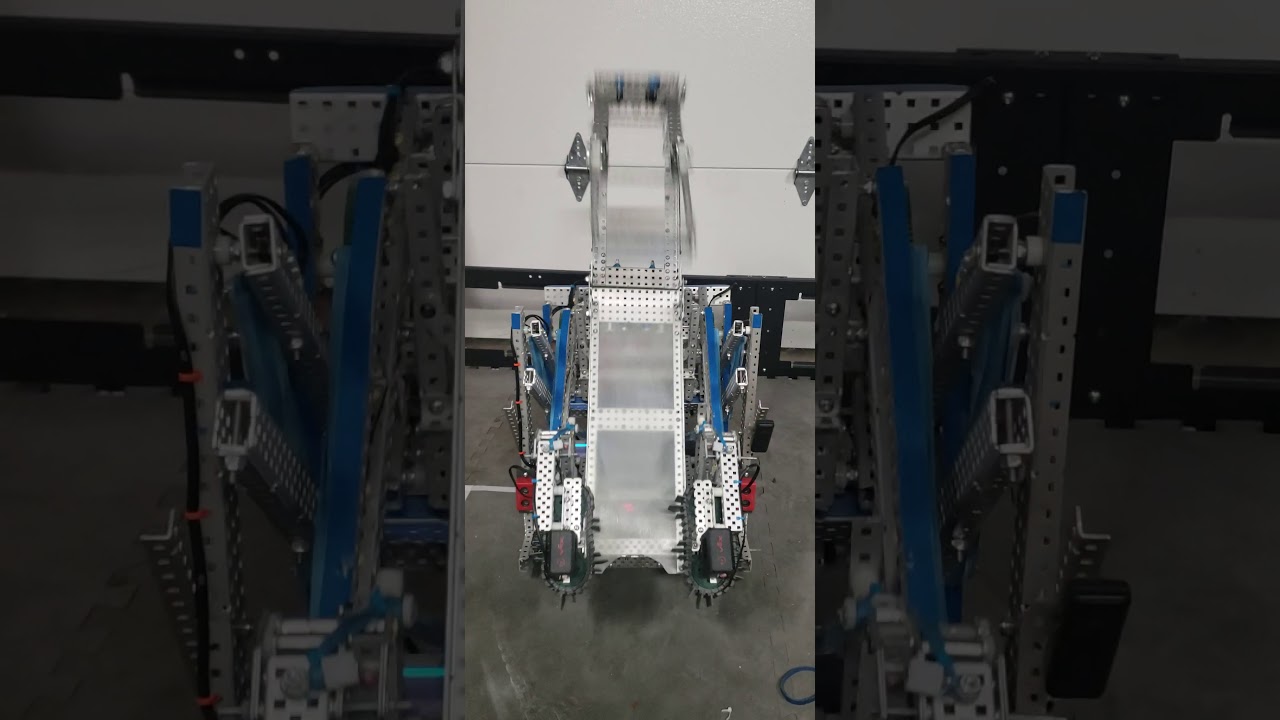 742a Robot VI Tower Takeover VEX Robotics Tray deploy - YouTube