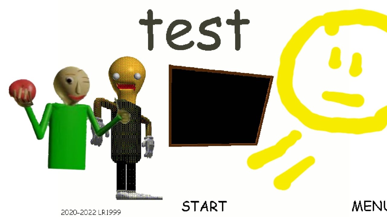 The Test - Baldi's Basics Android Mods - YouTube