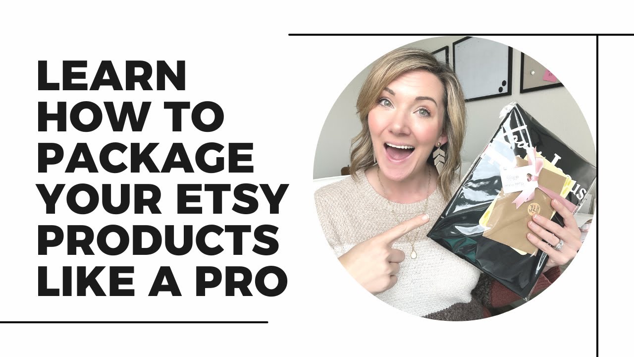 How I package my products for Etsy: T-shirt edition - YouTube