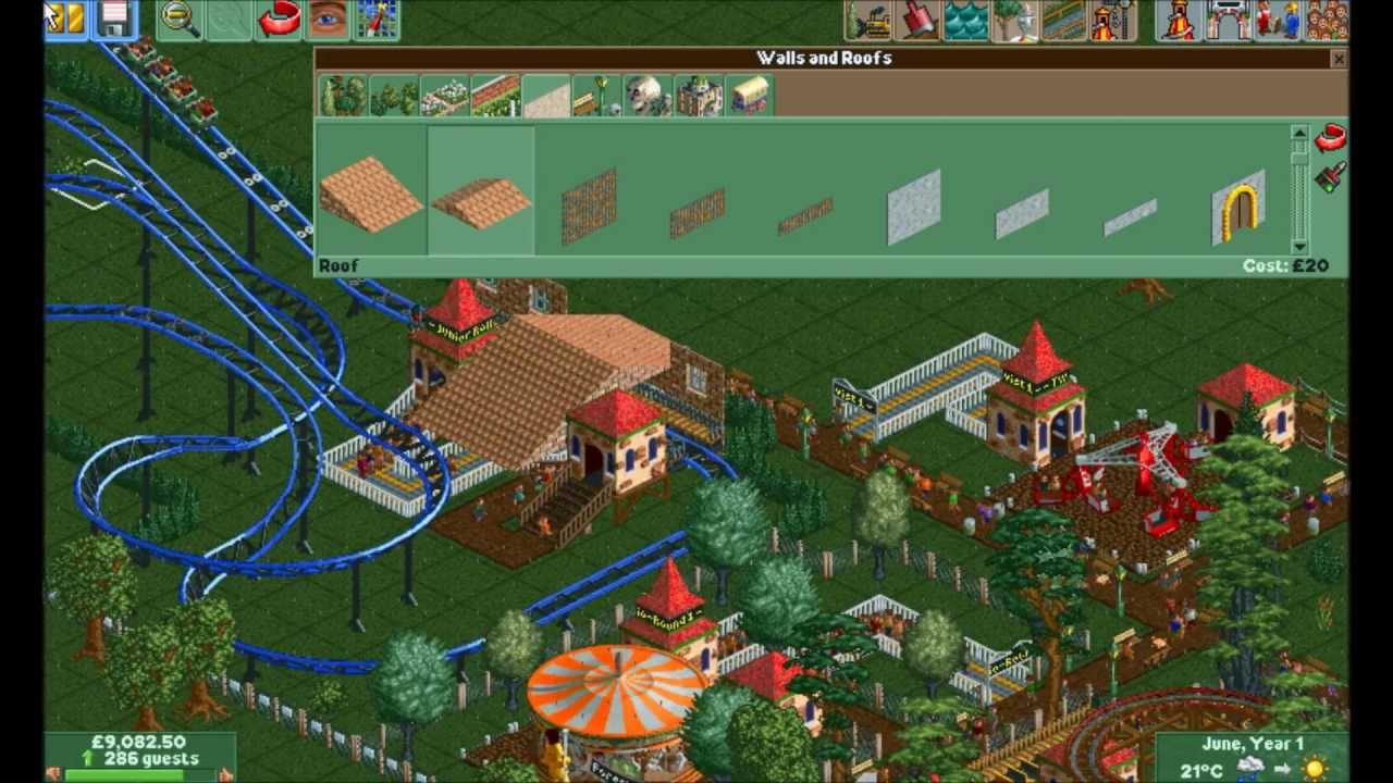 RCT2 Play through Episode 6-2 (Bronco Forest) - YouTube