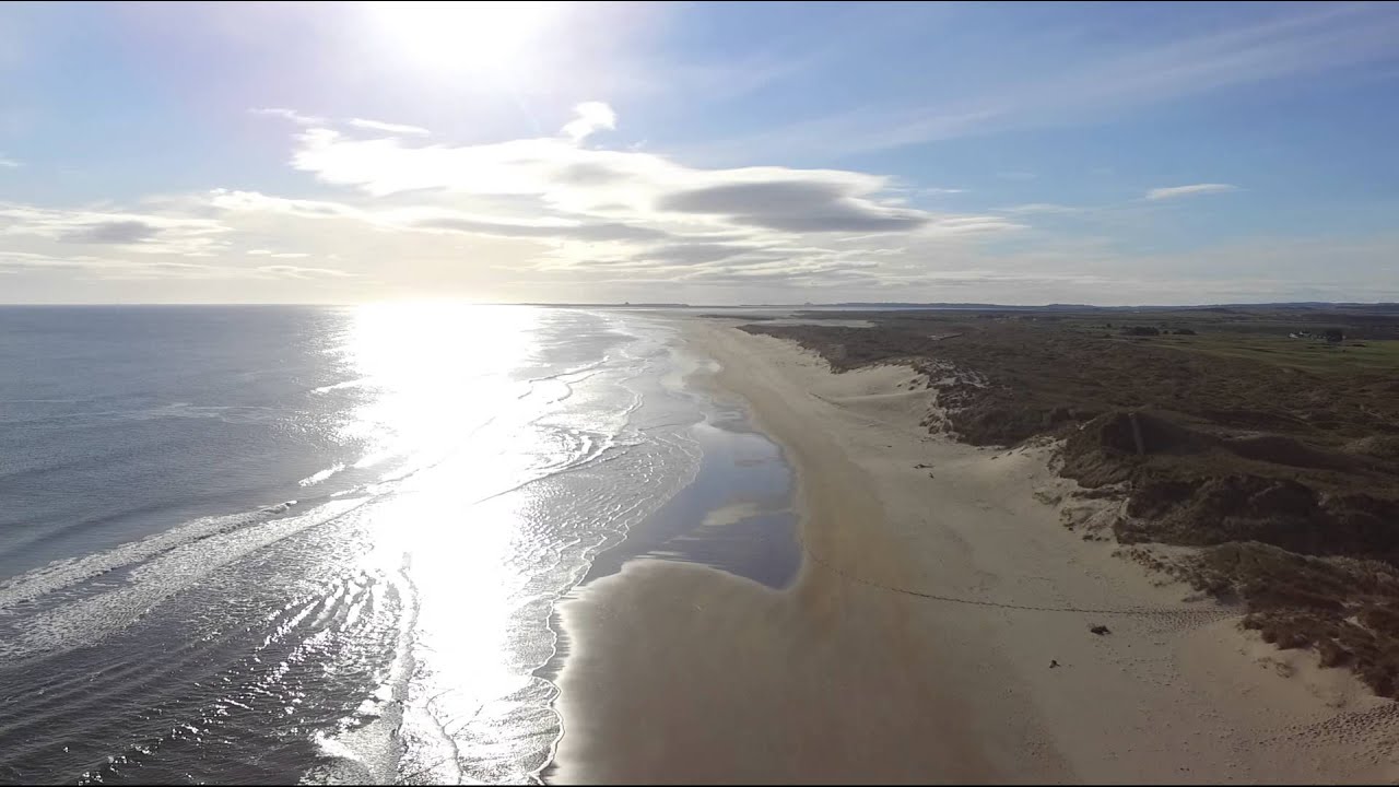 Cheswick beach, Northumberland - YouTube