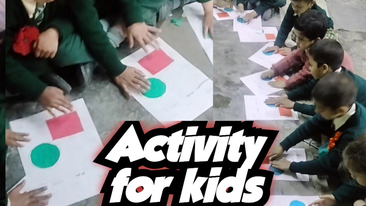 Shape recognition/Circle/Square/Kids activity - YouTube