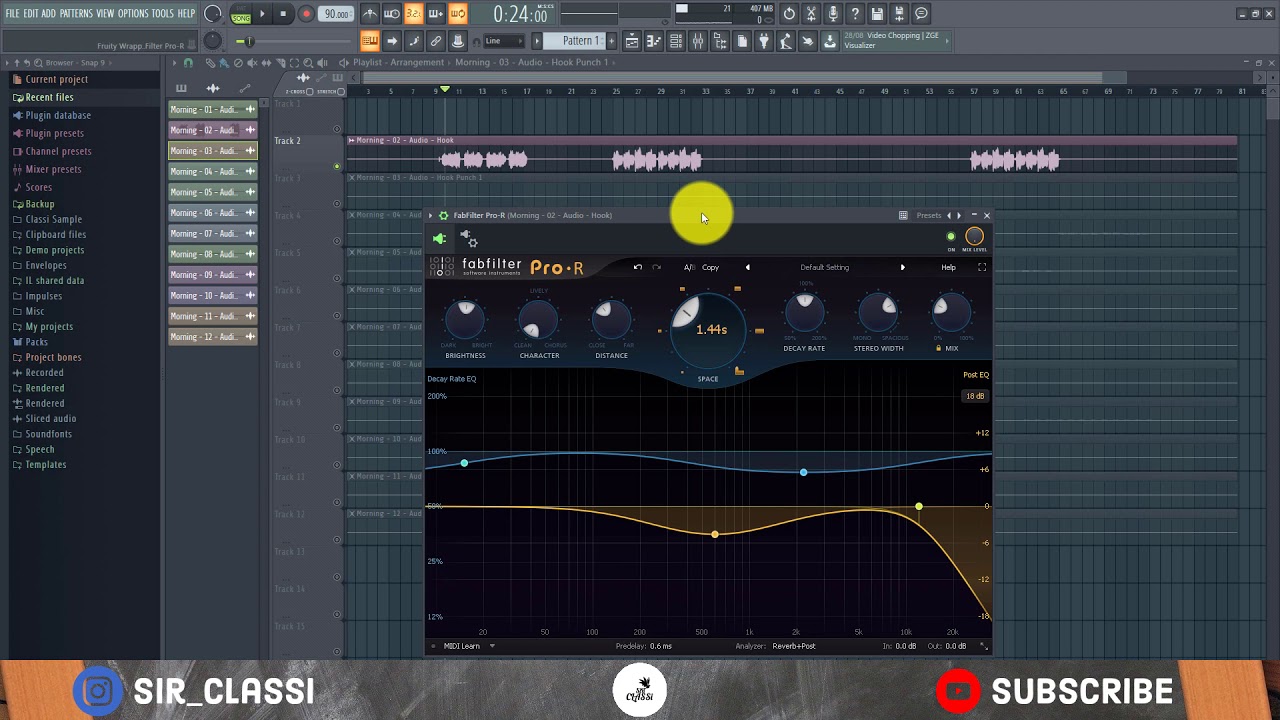 Best Reverb Plugin; Advanced reverb features using Fabfilter pro r ...