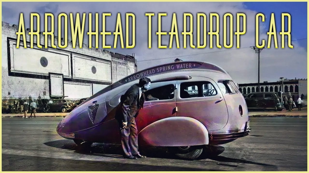 1936 Arrowhead Teardrop Car: The Most Mysterious Car of the 1930s - YouTube