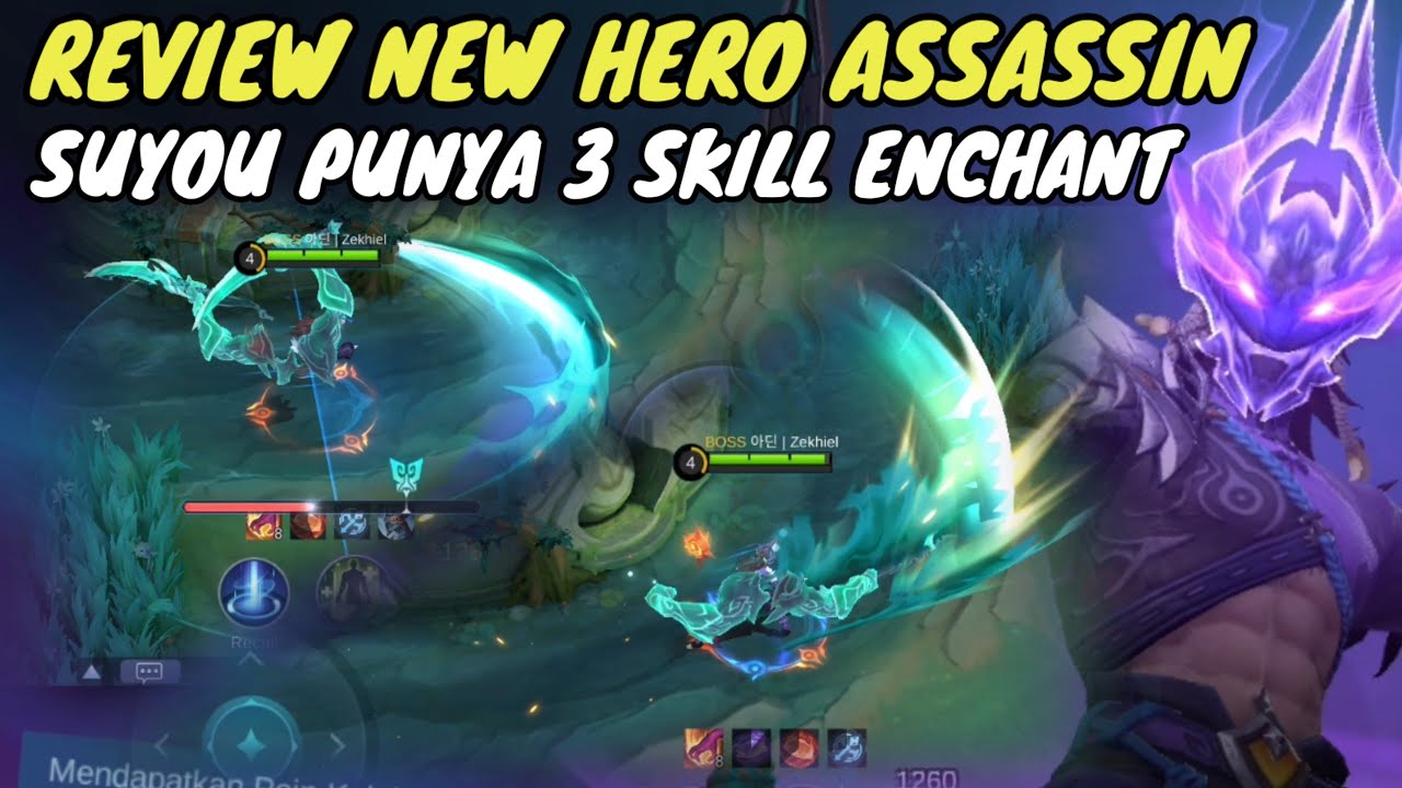 HERO BARU SUYOU PUNYA 3 SUSANOO SAMA SKILL ENCHANT SUPER OP!! | MLBB ...